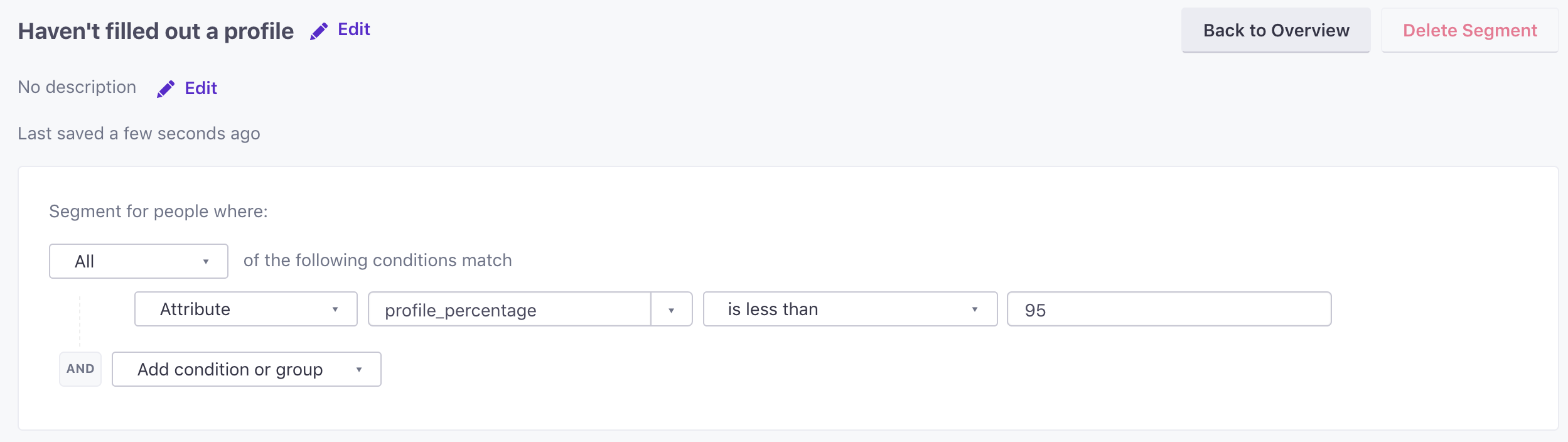 Setting Up Segments for Specific Purposes | Customer.io Docs
