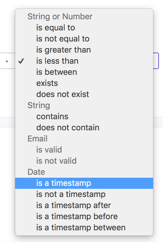 Timestamp Conditions FAQ | Customer.io Docs