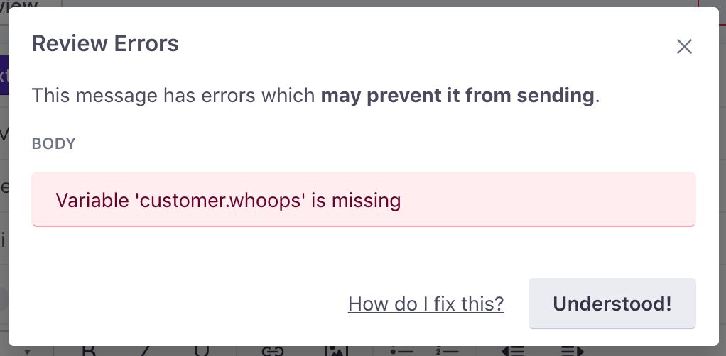 Introduction to Creating Emails | Customer.io Docs