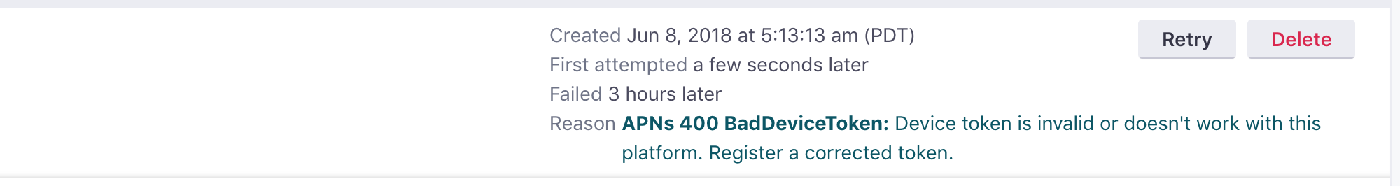 Push metrics and message statuses | Customer.io Docs