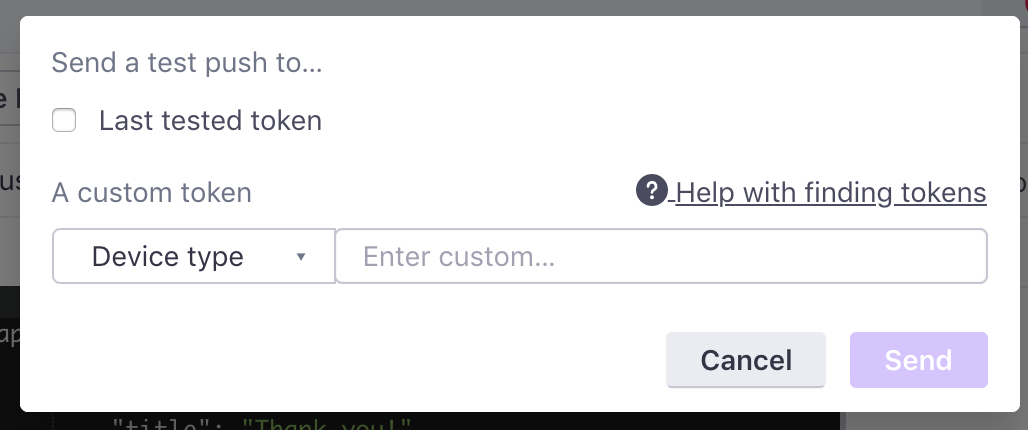 Send push notifications | Customer.io Docs