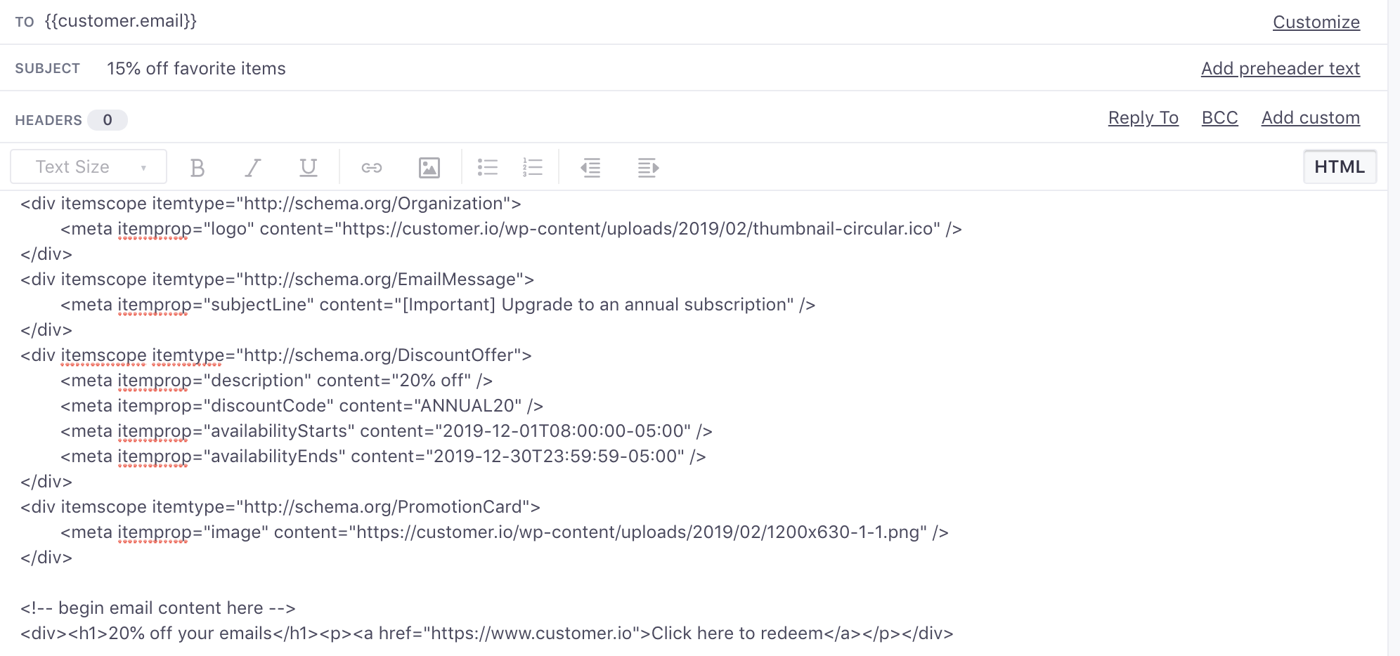 Gmail Promotions | Customer.io Docs