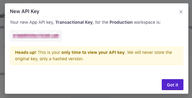 Manage your API credentials | Customer.io Docs
